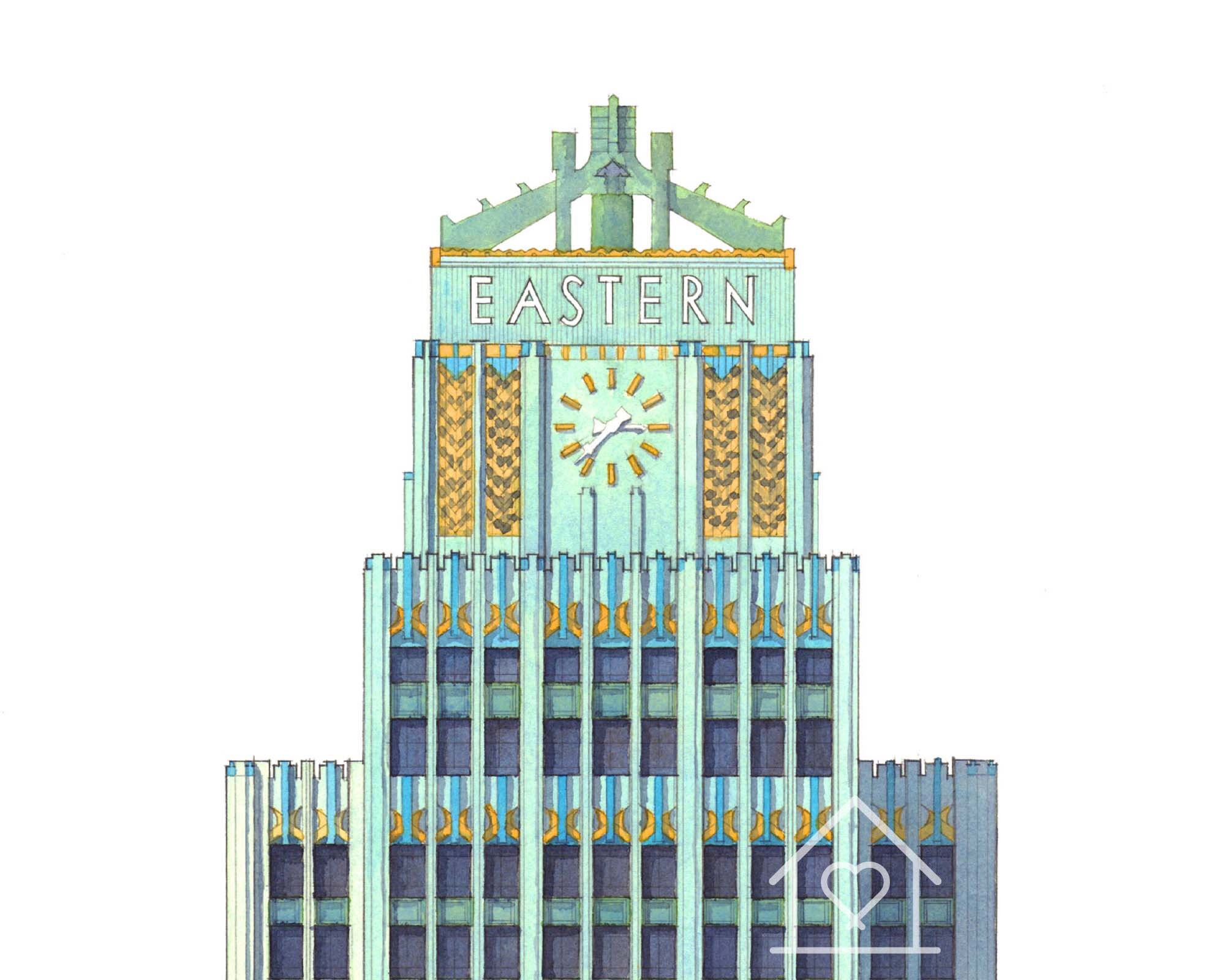 Eastern Columbia Building Art Print - Etsy
