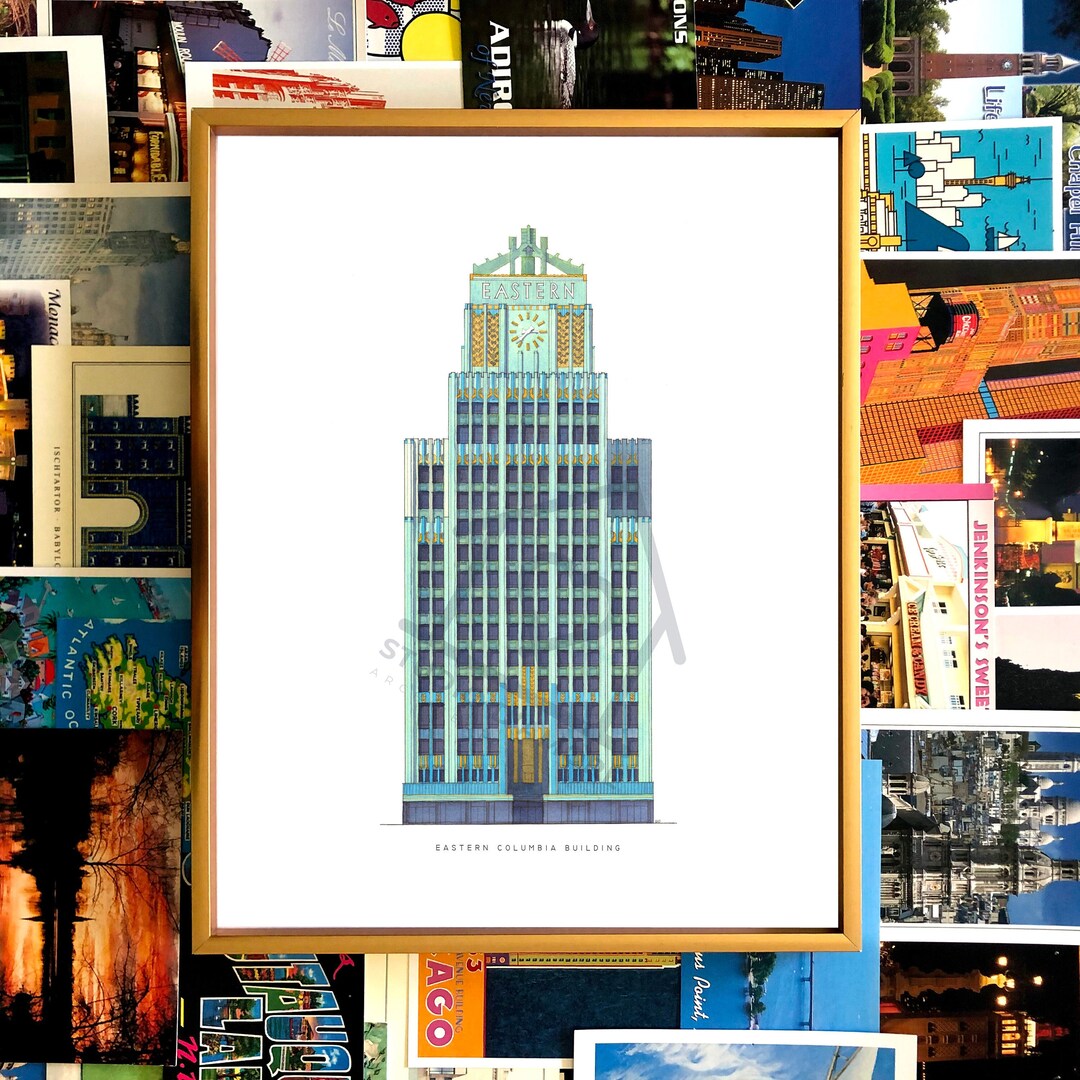Eastern Columbia Building Art Print - Etsy