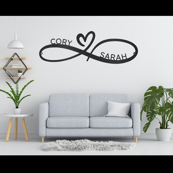 Infinity Name Sign - Etsy