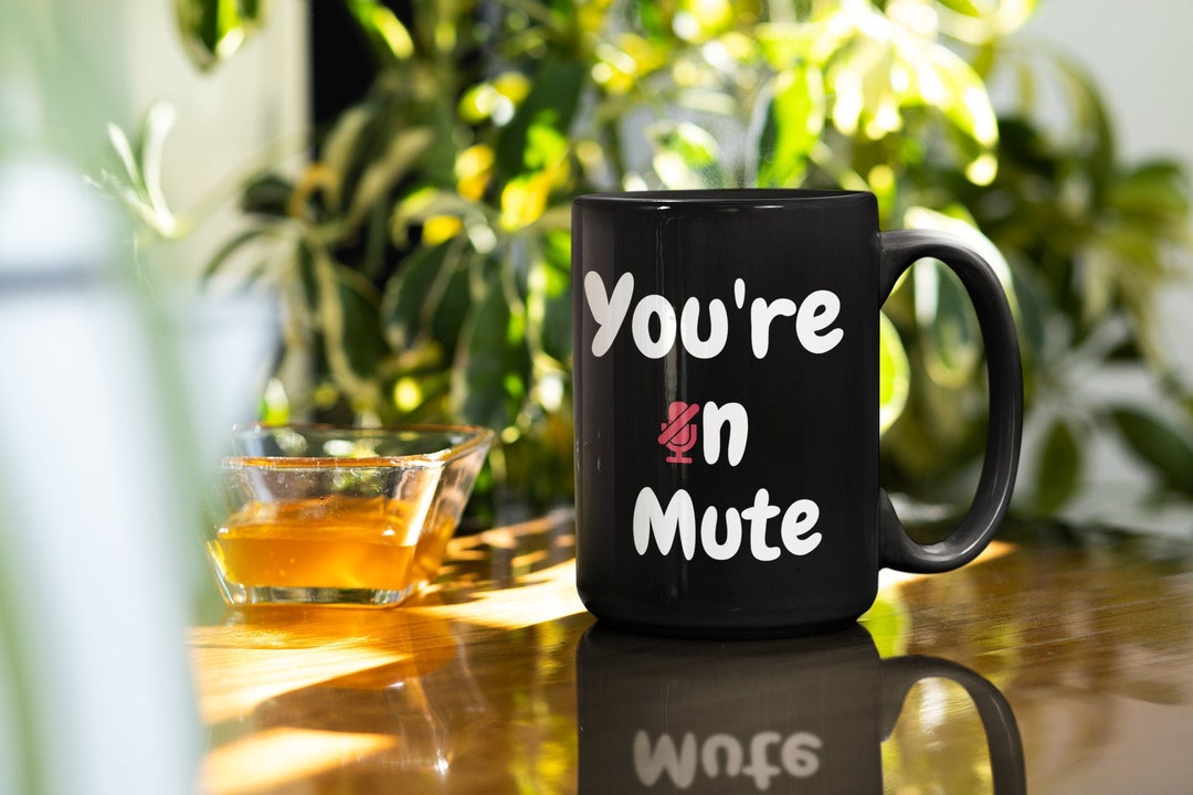 You're on Mute Black Coffee Mug Funny Coworker Gifts Best Boss Gifts ...