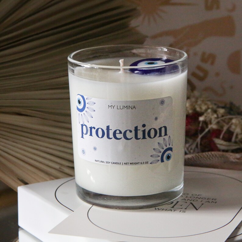 Protection Evil Eye Intention Aromatherapy Soy Candle Candle - Etsy