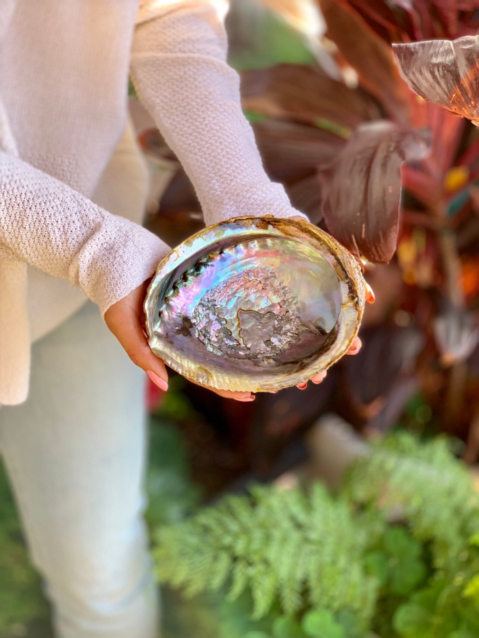 Large Rainbow Abalone Shell / Perfect for Smudging / Smudge - Etsy UK