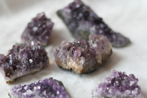 Amethyst Small Clusters / Amethyst Crystal / Healing Crystals | Etsy