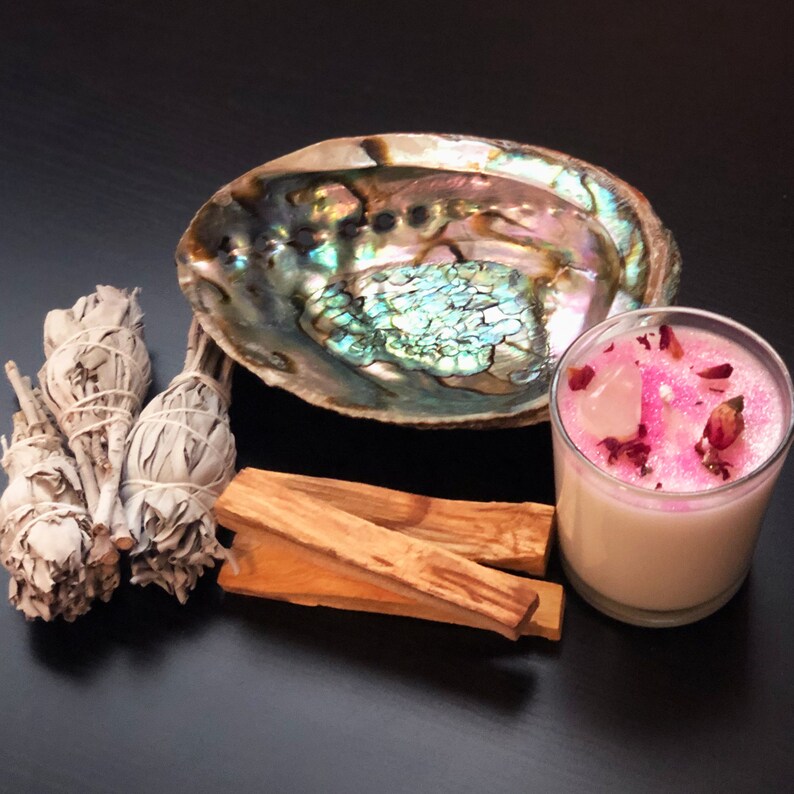 Home Smudging Kit /premium Abalone Shell/smudging Love - Etsy