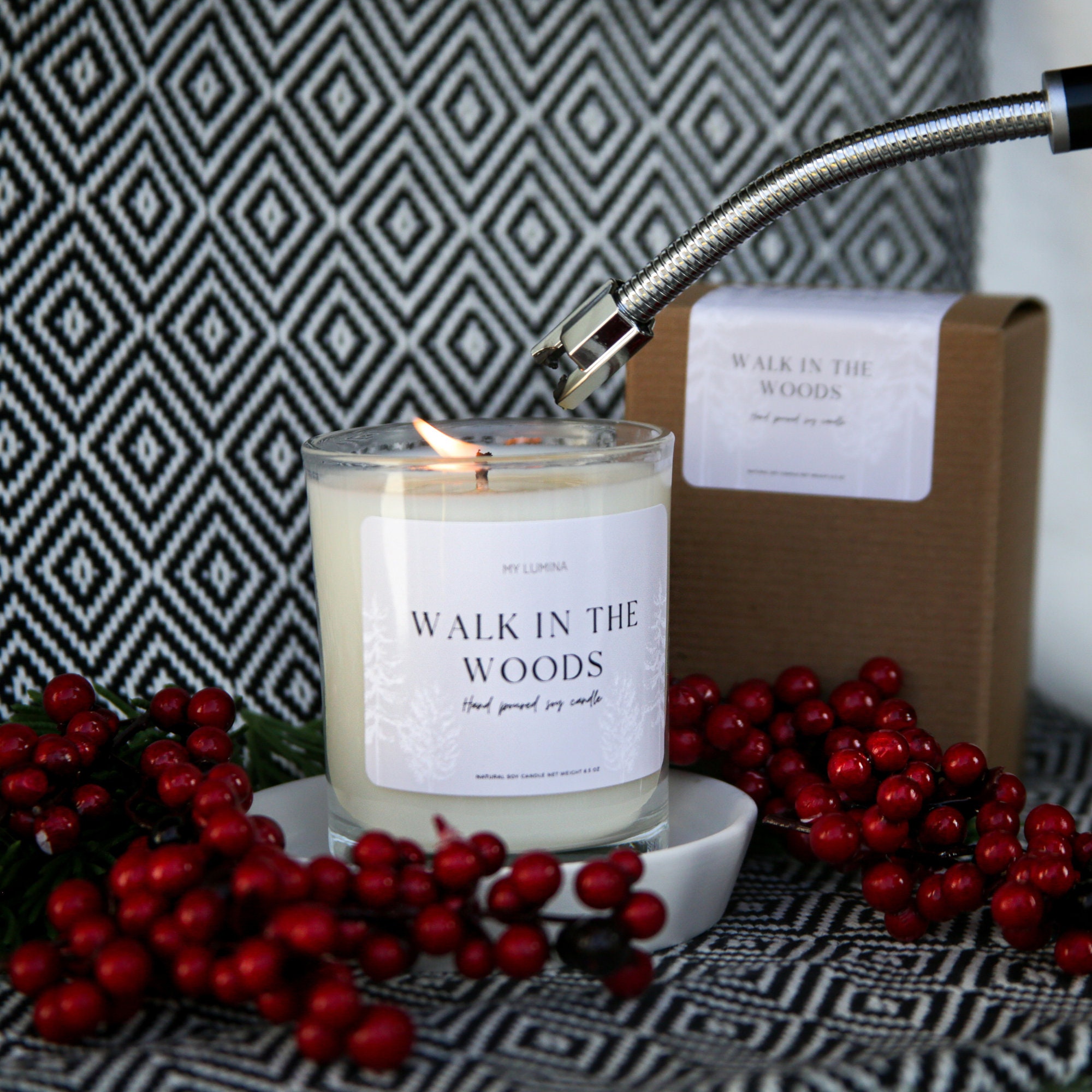 Winter Scented Soy Candle Hand Poured Christmas Candle Clove - Etsy