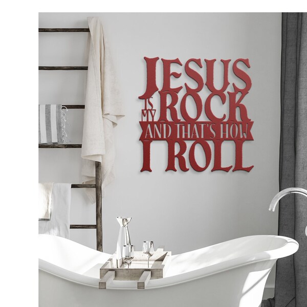 Jesus is My Rock - Etsy