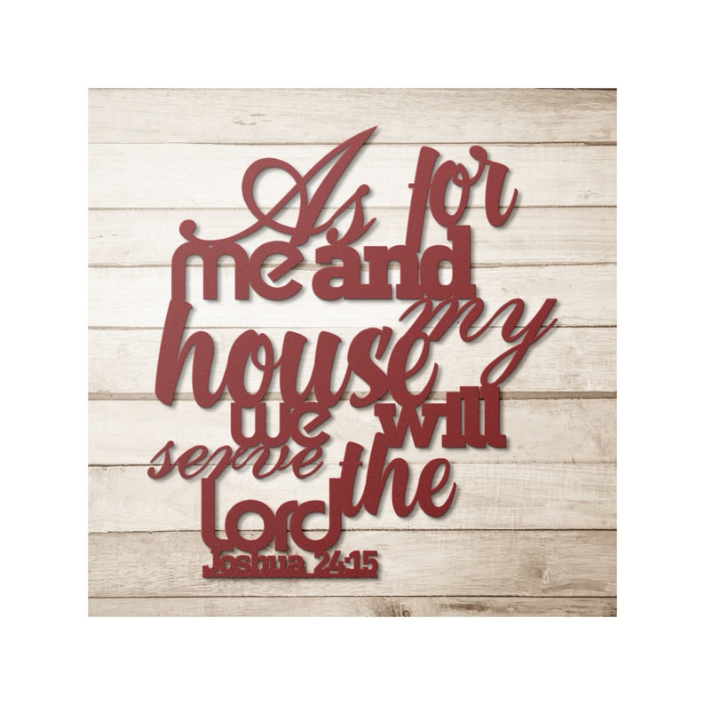 Christian Metal Wall Art Scripture Bible Verse Wall Art - Etsy