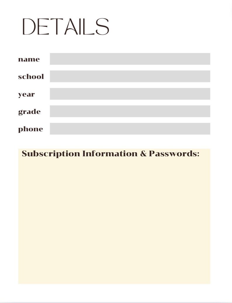 Sub Plans 2024-2025 PASTEL - Etsy