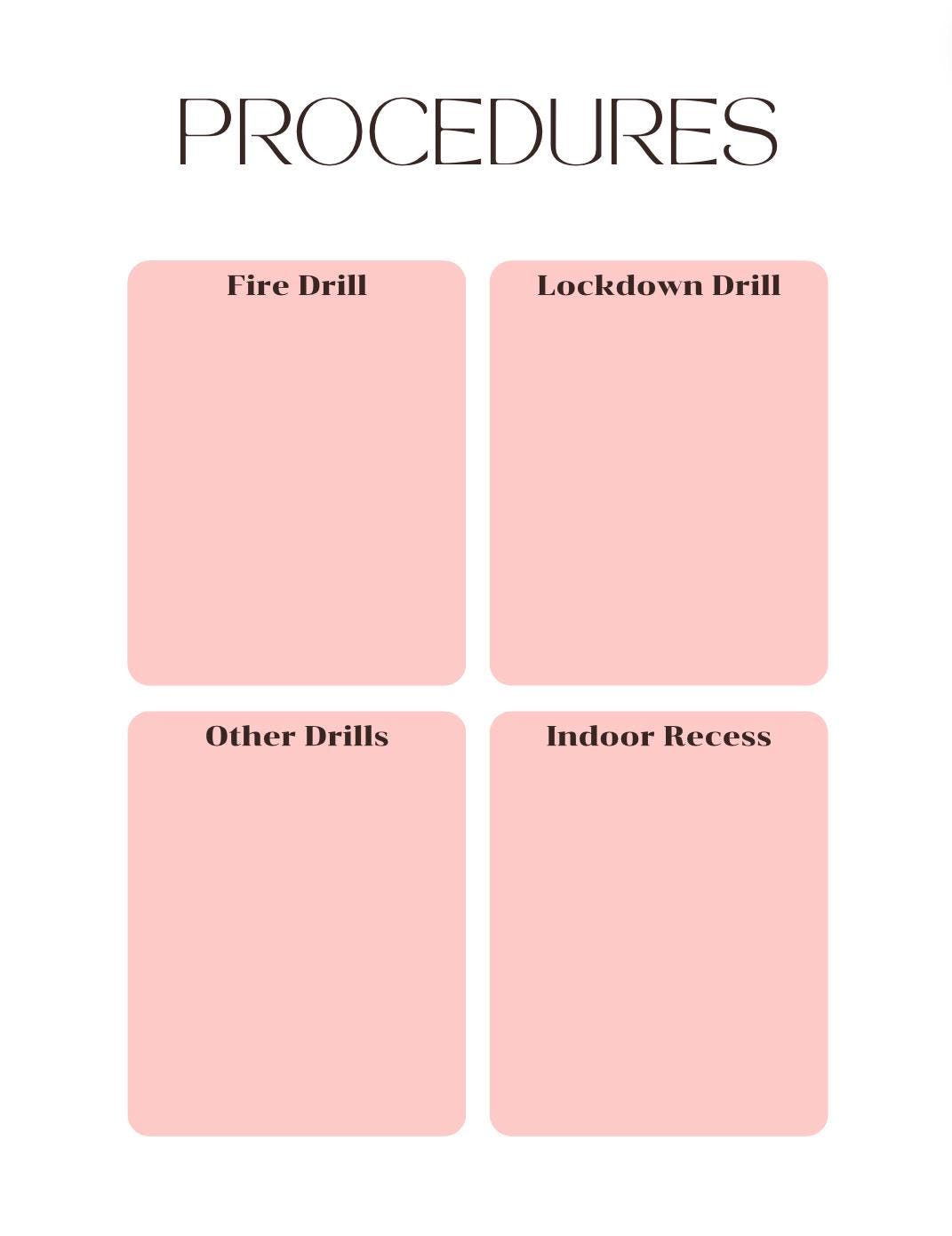 Sub Plans 2024-2025 PASTEL - Etsy