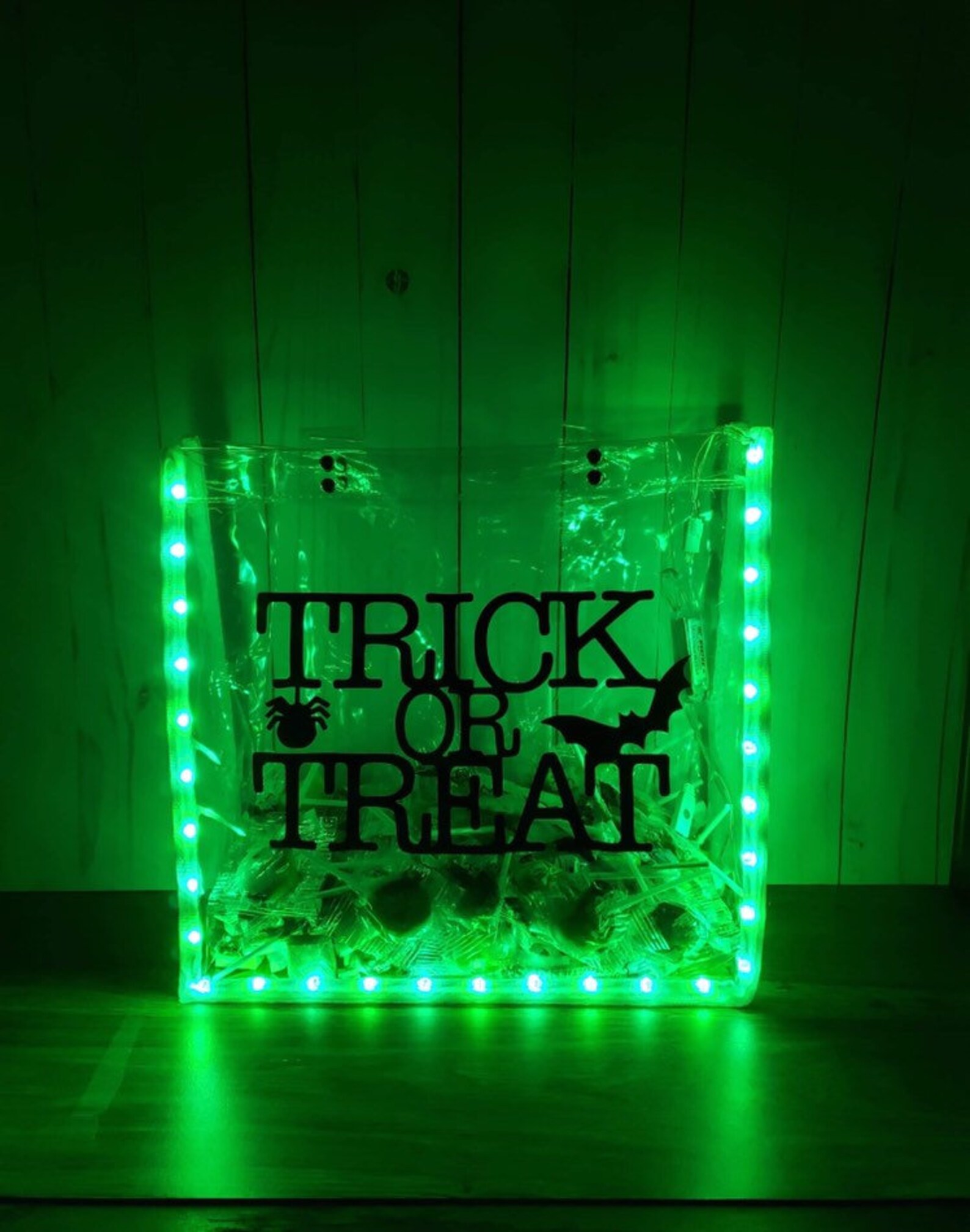 Halloween LED Bag Trick or Treat Bag Halloween Bag Light | Etsy