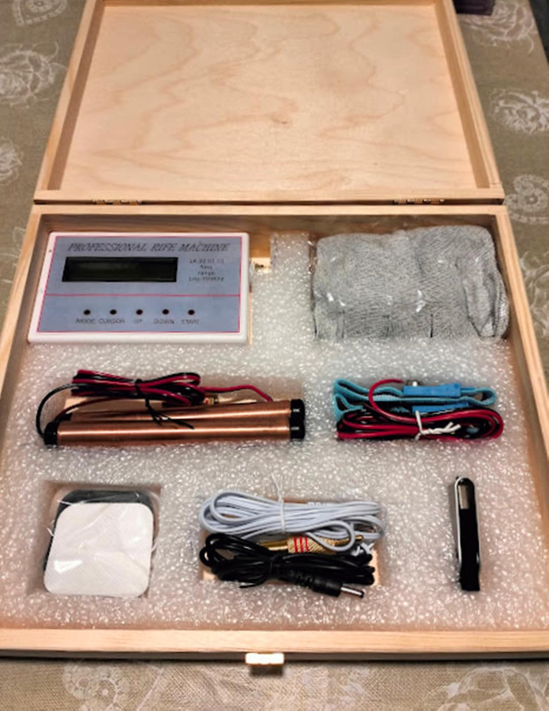 RIFE Machine Hulda Clark's Multi Frequency Zapper Copper Electrodes ...