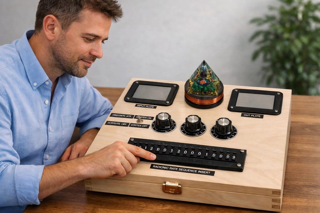 Radionics Machine Professional 20 Dials Rate Orgonite Pyramid LK ...