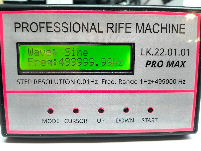 PROFESSIONAL RIFE Machine New Model LK.22.01.01 Pro-max 0-499,999.00 Hz ...