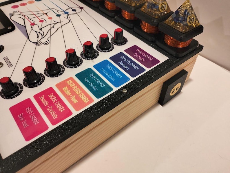 Radionics Machine Professional CHAKRA Orgonite Pyramid LK Electronics ...