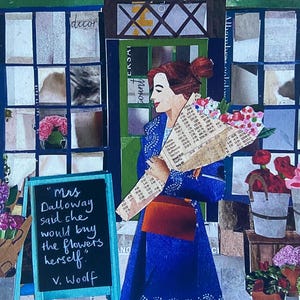 Mrs Dalloway & Flower Shop Giclée Print - Etsy