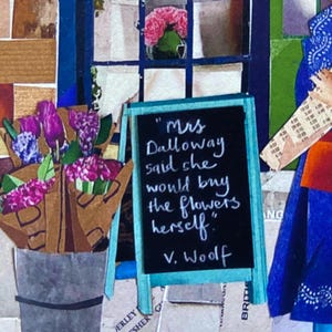 Mrs Dalloway & Flower Shop Giclée Print - Etsy