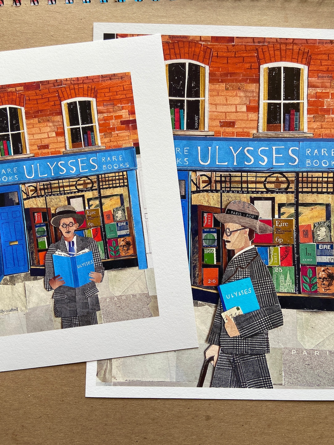 James Joyce and Ulysses Rare Books Giclèe Print - Etsy