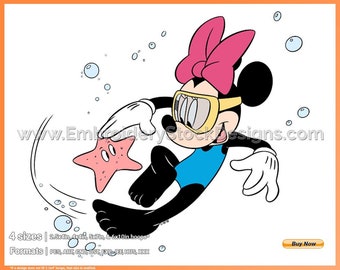 Scuba mickey mouse | Etsy