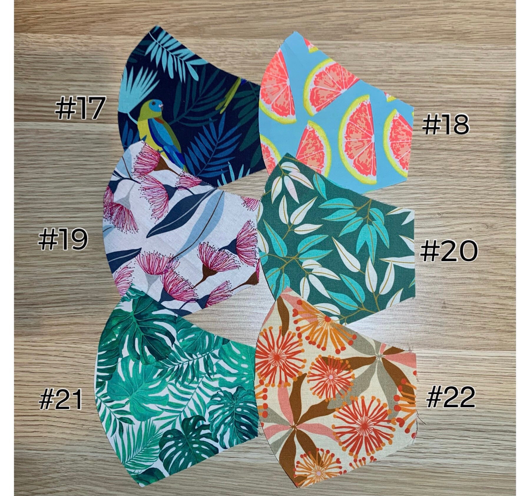 3-layered Face Mask Australian Made Reusable & Washable | Etsy