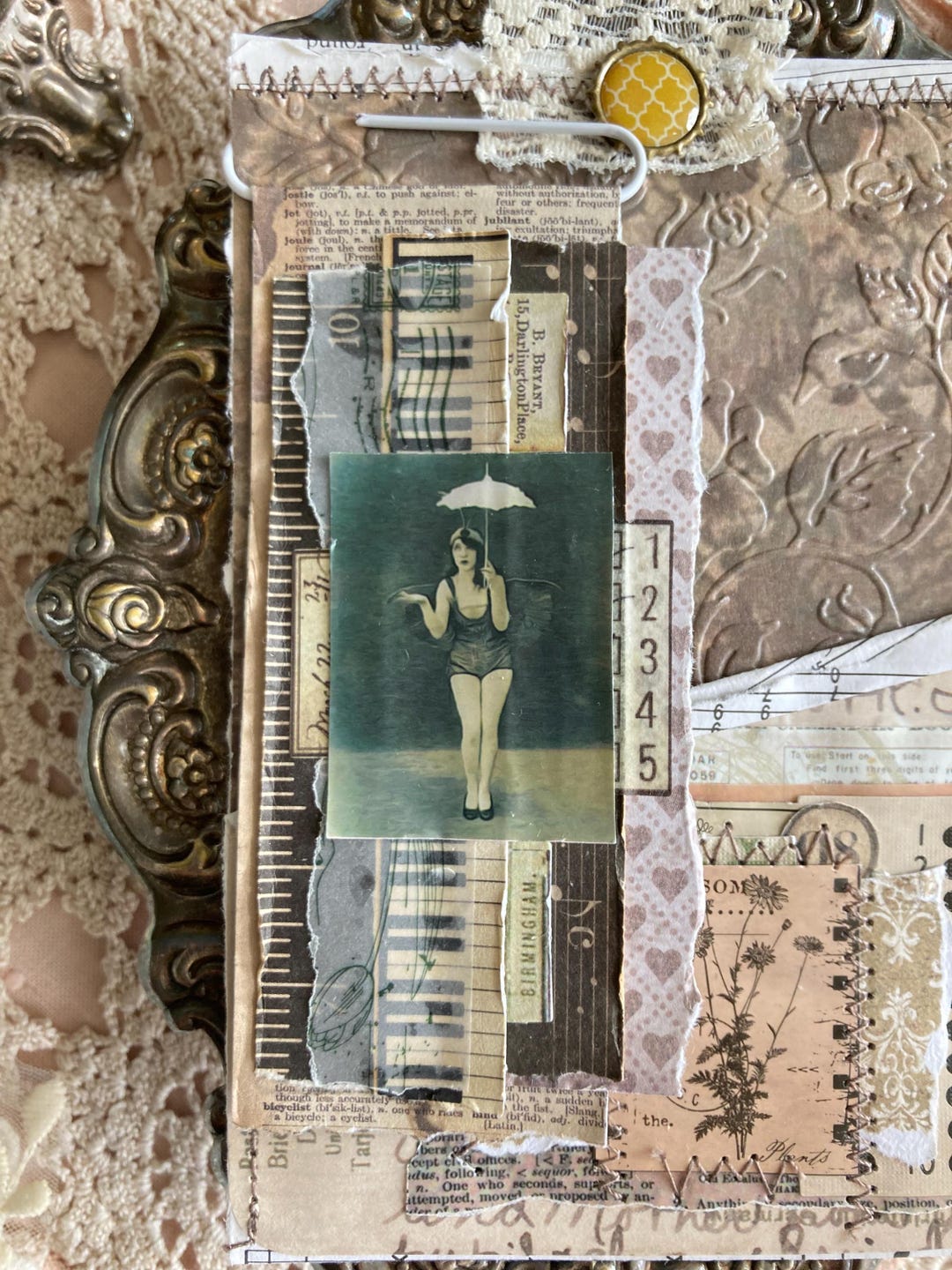 Junk Journal Paperclip/ Journal Tag/ Paper Cluster/ Ephemera/ Journal ...