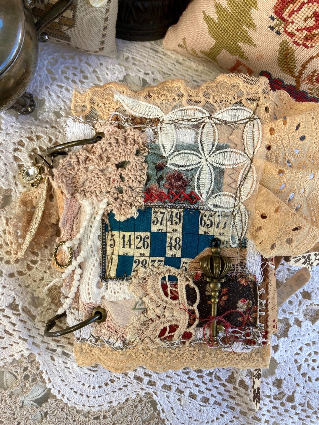 Handmade Junk Journal/ Ring Bound Journal/ Stuffed Junk Journal ...