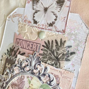 Junk Journal Tag/ Card/ Supplies/ Journal Embellishments/ Handmade ...
