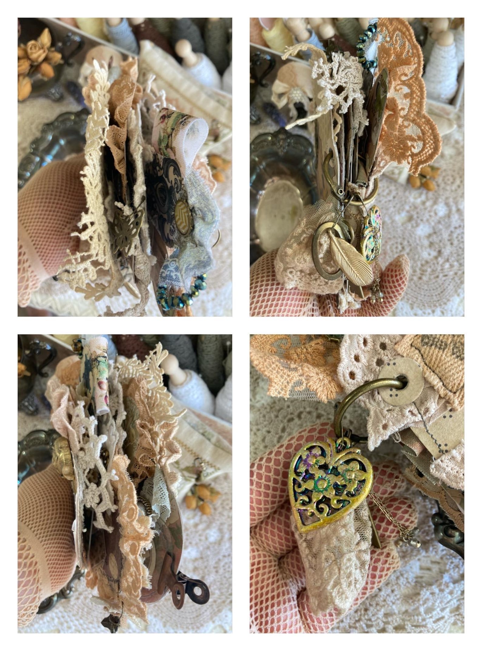 Handmade Heart Junk Journal/ Vintage Stitched Memory Book - Etsy