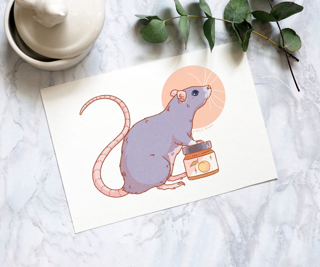 Rat Cards Mirabelle Mercury and Mushroom Christmas - Etsy