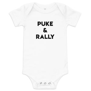 Puke & Rally Baby Bodysuit - Etsy
