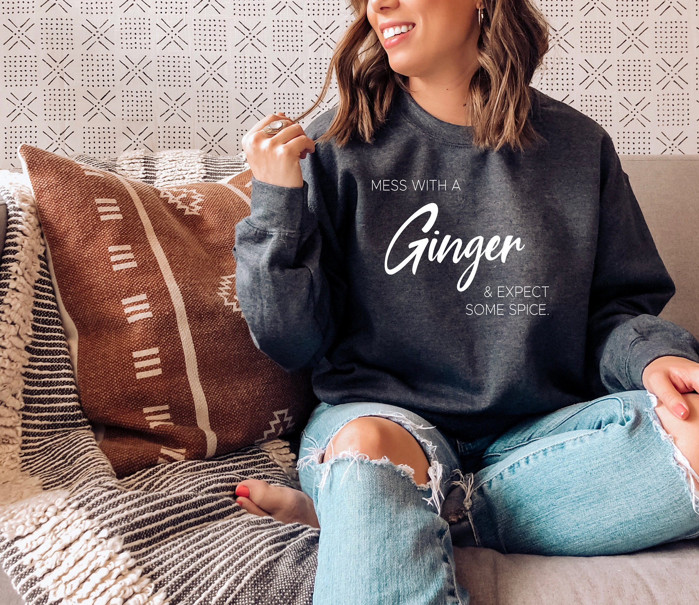 Mess With A Ginger & Expect Some Spice Sweatshirt Bravo TV | Etsy