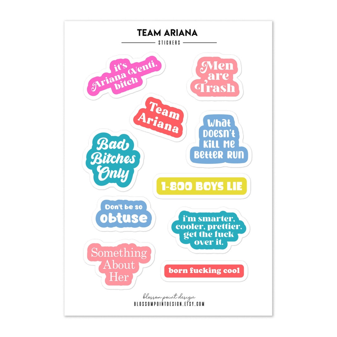 Team Ariana Vanderpump Rules Sticker Sheet - Etsy