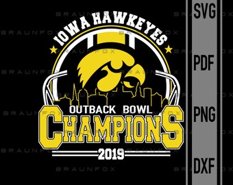 Iowa hawkeyes svg | Etsy