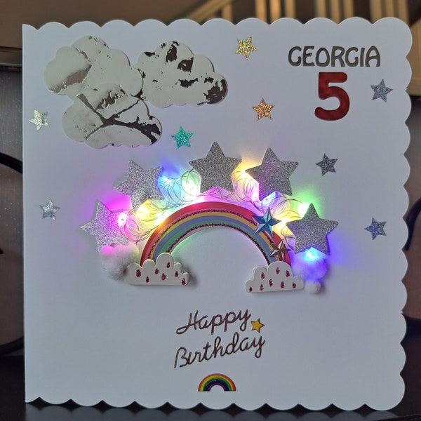 Rainbow Card - Etsy UK