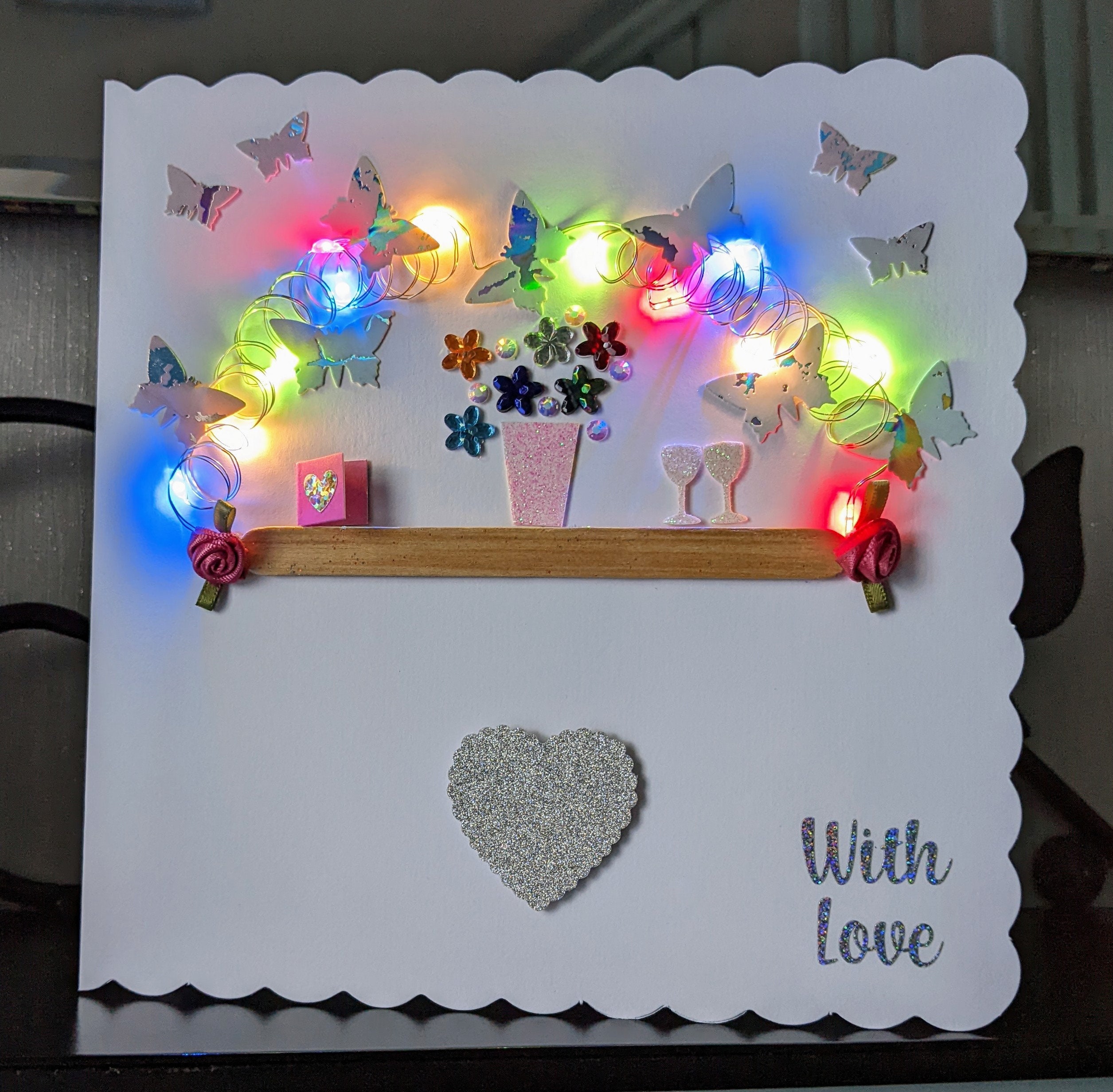 Light up Cards for Her Led Cards Extra Special Cards Friend - Etsy UK