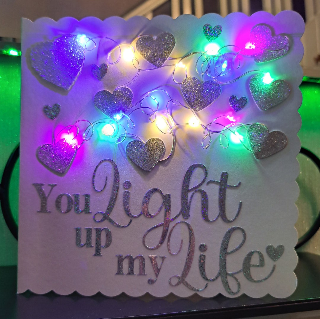 Light up Cards Led Cards With Lights Blank Cards Extra Special Cards ...