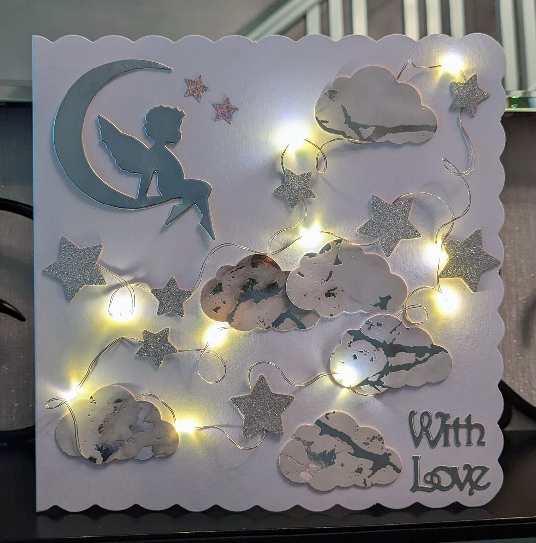 Inspirational LED Light up Card, Bereavement Gift - Etsy UK