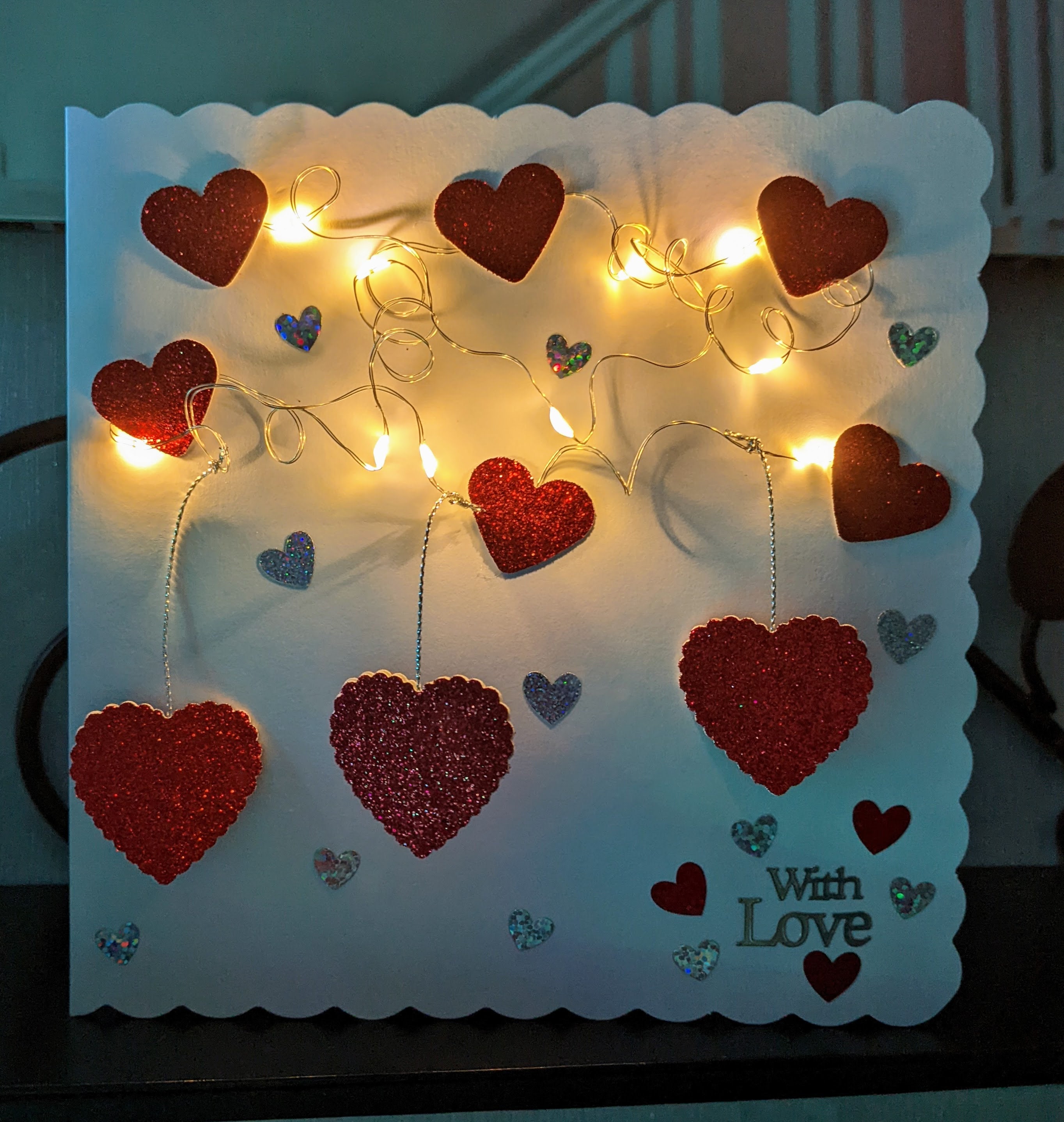 Light up Cards Anniversary Card With Lights Personalised - Etsy UK