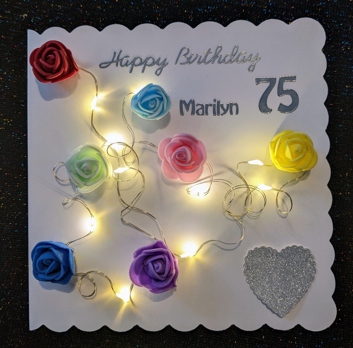 Light up Cards Led Cards Light up Birthday Cards Hearts and - Etsy UK