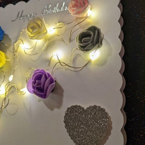 Light up Cards Led Cards Light up Birthday Cards Hearts and - Etsy UK