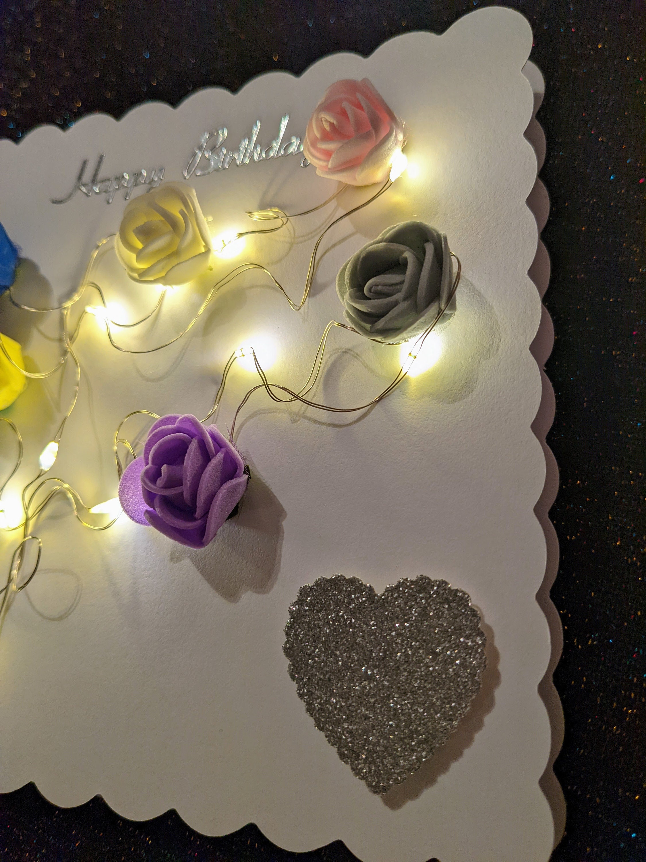 Light up Cards Led Cards Light up Birthday Cards Hearts and - Etsy UK