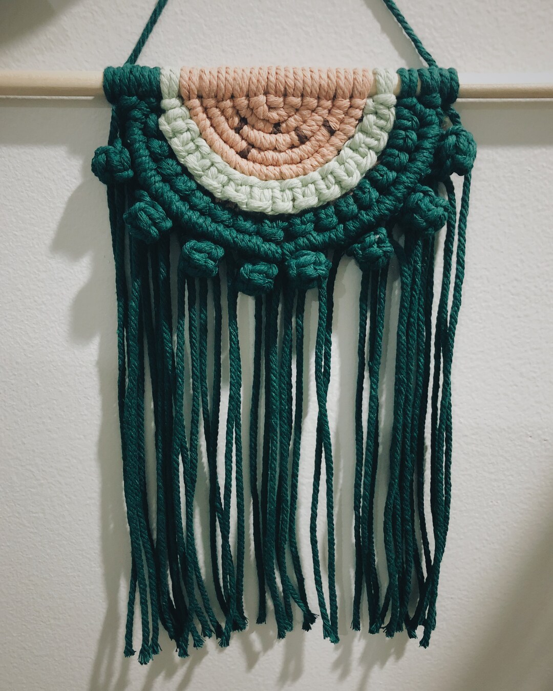 Cute Watermelon Macrame Wall Hanging for Nursery or Kids Room - Etsy