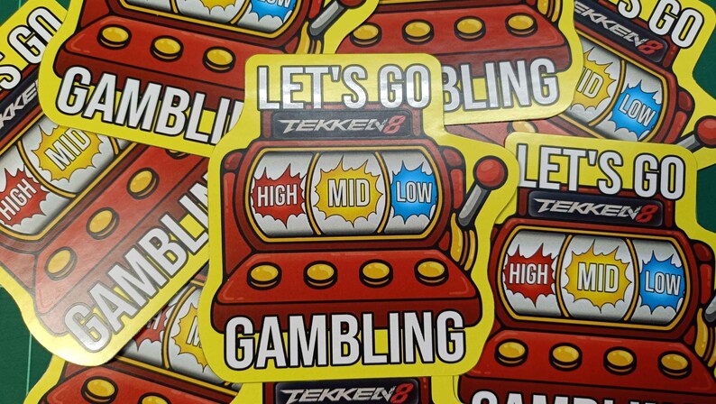 Sticker - Let's Go Gambling! - Tekken 8 - Etsy