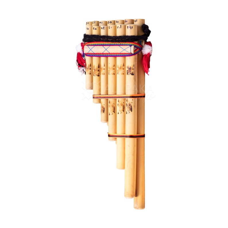Handmade Zampoña Pan Flute, 13-pipe Andean Instrument - Etsy