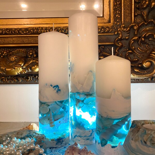 Sea Shell Candle - Etsy