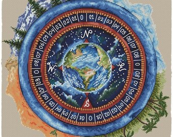 Standoff. Compass. Cross-stitch Design in PDF Format Series | Etsy