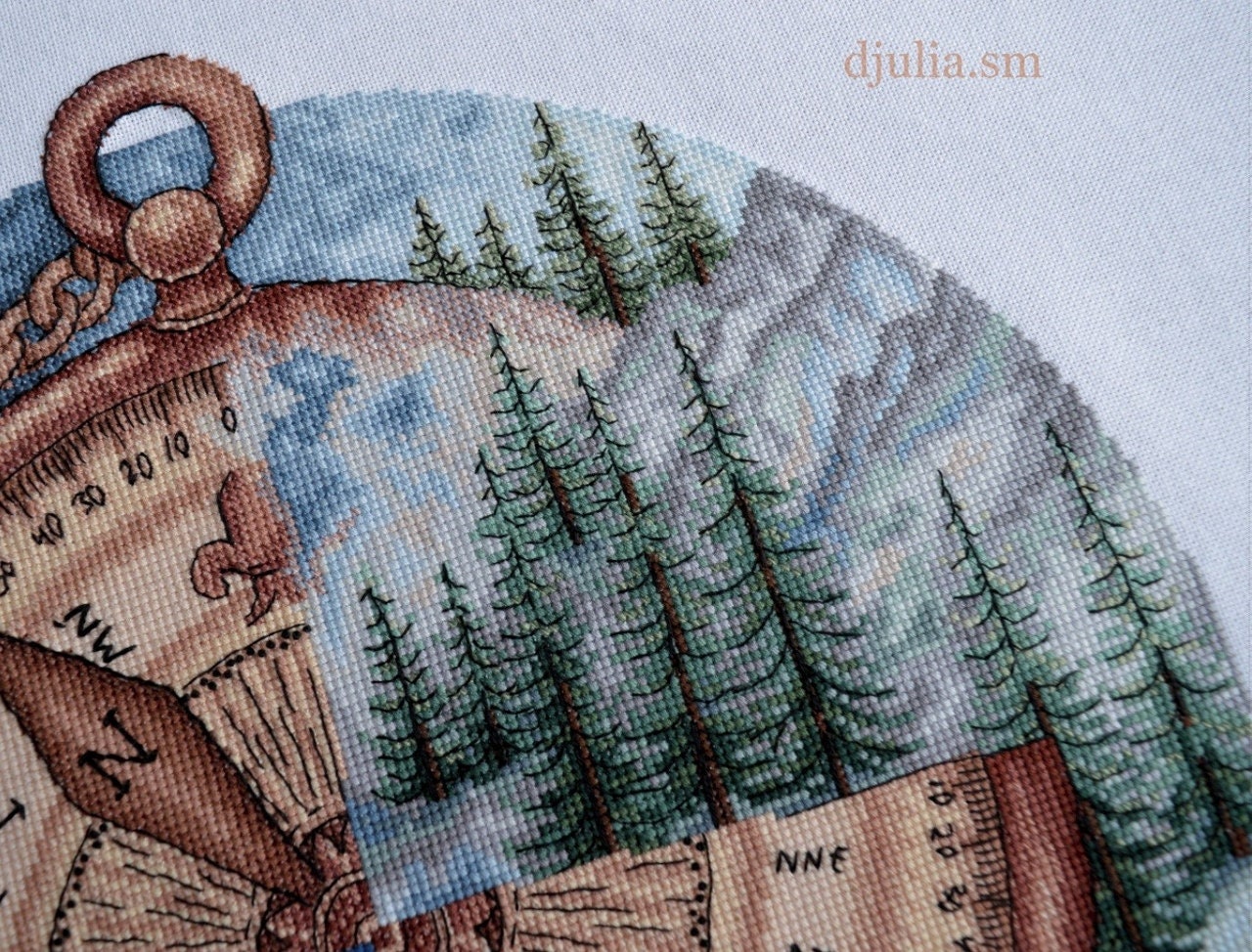 Standoff. Compass. Cross-stitch Design in PDF Format Series | Etsy