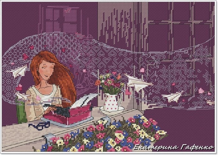 Inspiration DMC Cross Stitch Chart Needlepoint Pattern | Etsy