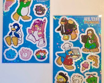 Club Penguin Sticker - Etsy