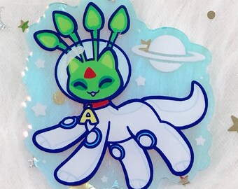 2 X 2 Virtual Pet Alien Aisha Acrylic Charm - Etsy