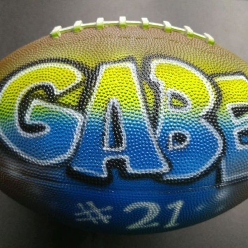 Personalized Football Blanket With Your Name Sports Gift - Etsy